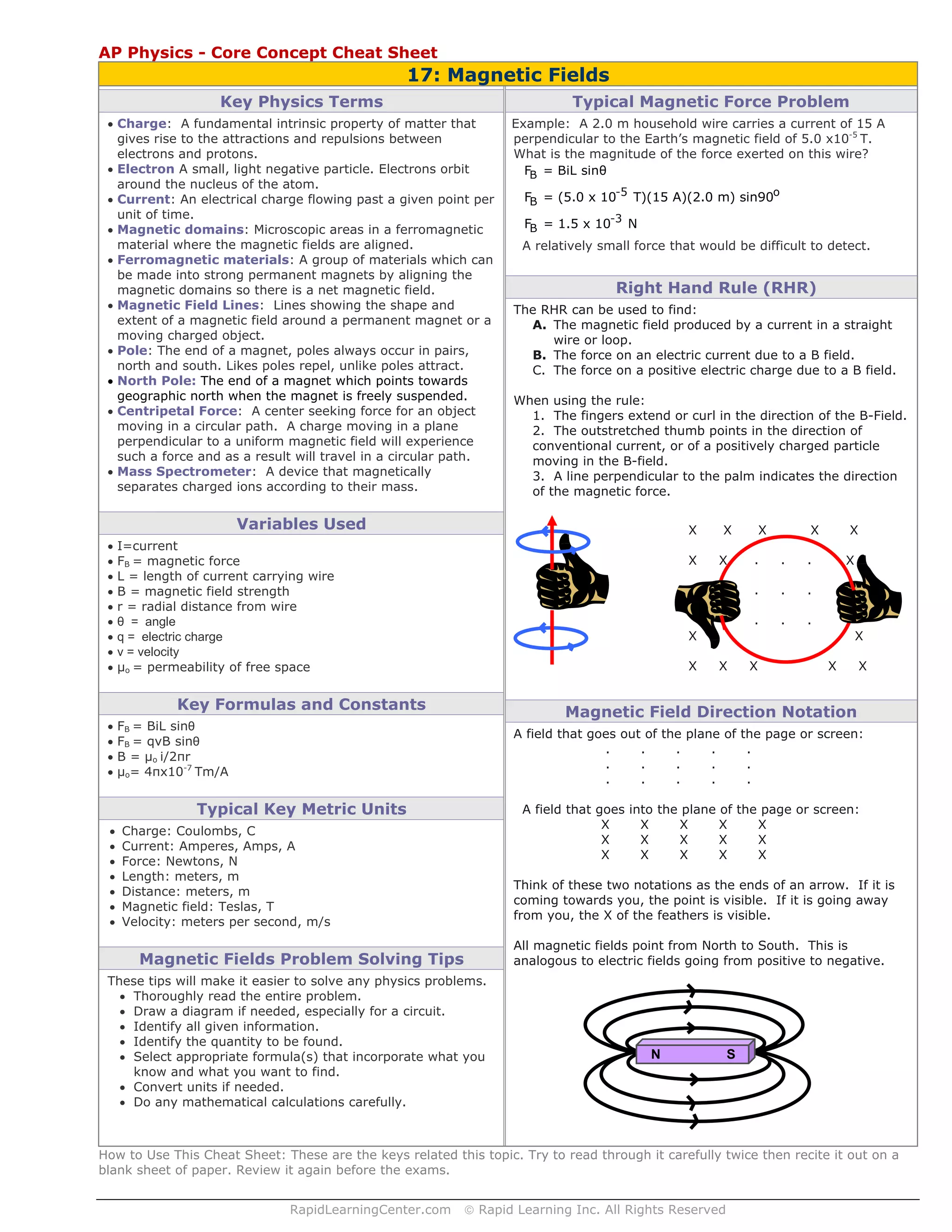 Magnetic Fields | PDF