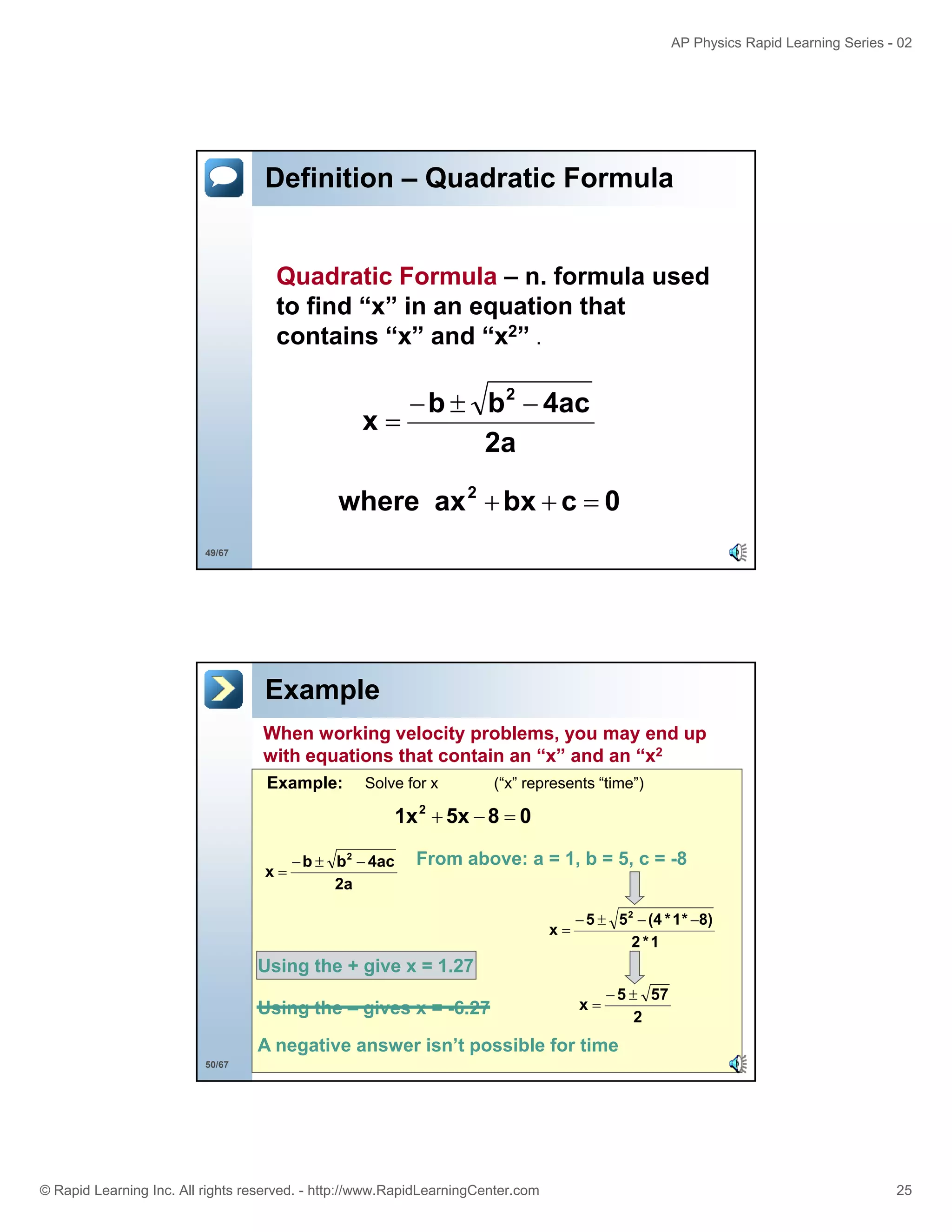Basic Math for Physics | PDF
