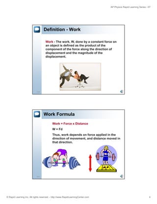 Work, Power & Energy | PDF