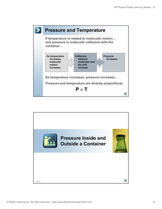 Temperature and Kinetic Theory of Gases slides | PDF