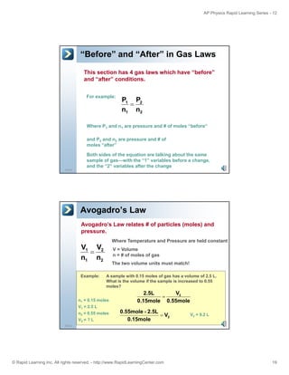 Temperature and Kinetic Theory of Gases slides | PDF