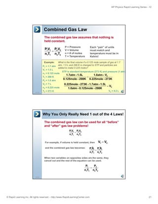 Temperature and Kinetic Theory of Gases slides | PDF