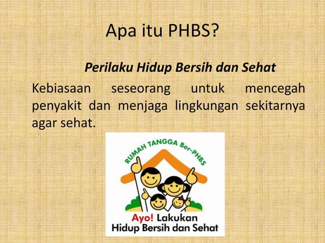 PHBS DI SEKOLAH DASAR | PPTX