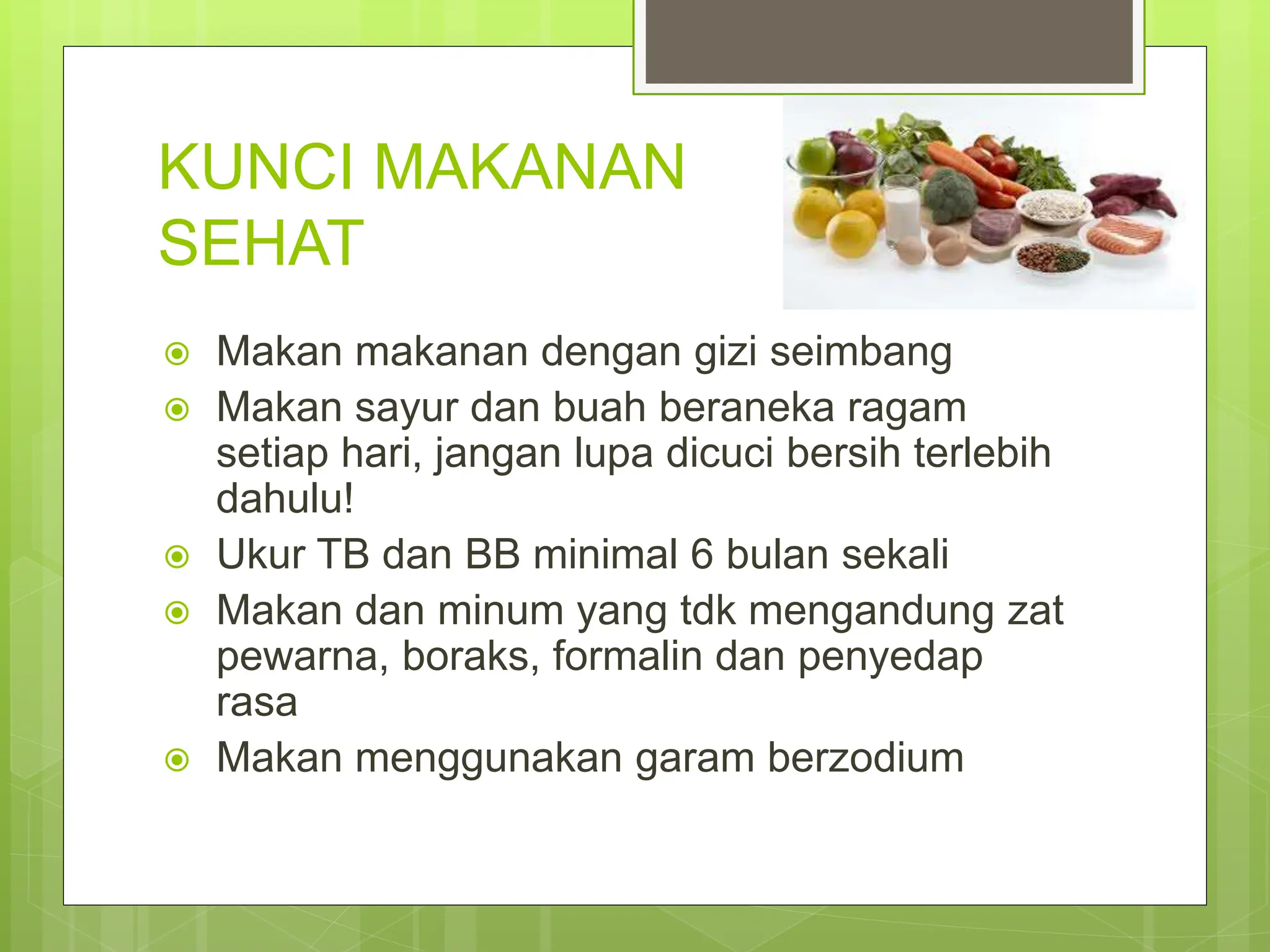 peilaku hidup bersih dan sehat (PHBS) slide | PPT