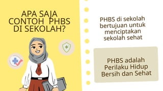PERILAKU HIDUP BERSIH DAN SEHAT DI TATANAN SEKOLAHx | PPT