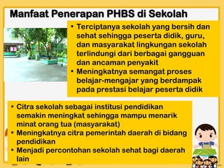 PHBS Tatanan Sekolah (Aku Sehat Sekolahku Sehat) | PPT