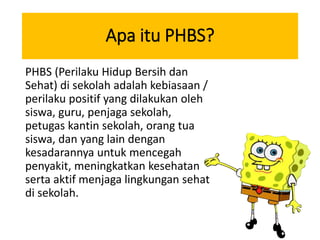 PHBS SD | PPT
