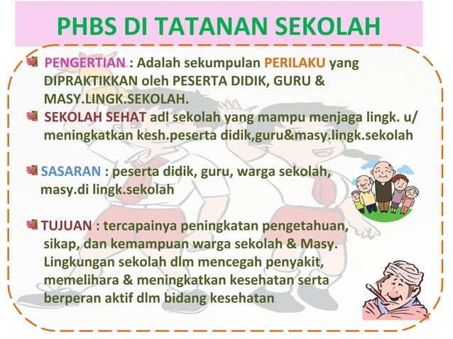 MATERI PENYULUHAN PHBS (PERILAKU HIDUP BERSIH DAN SEHAT) DI SEKOLAH DASAR | PPT