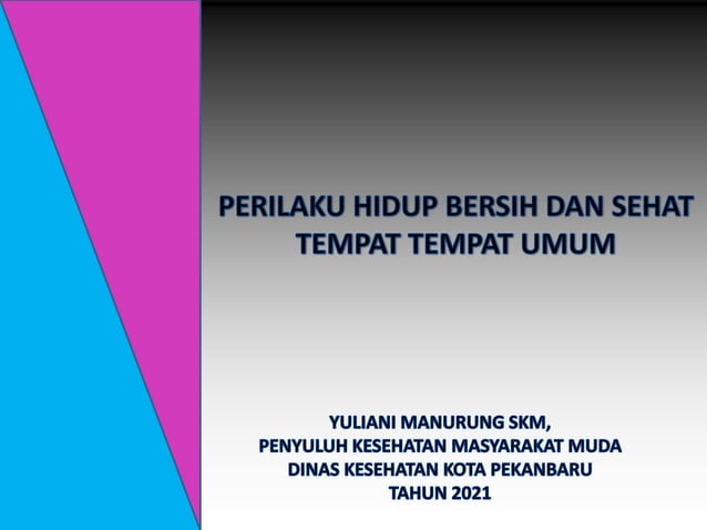 PHBS di Tempat Tempat Umum (TTU) | PPTX