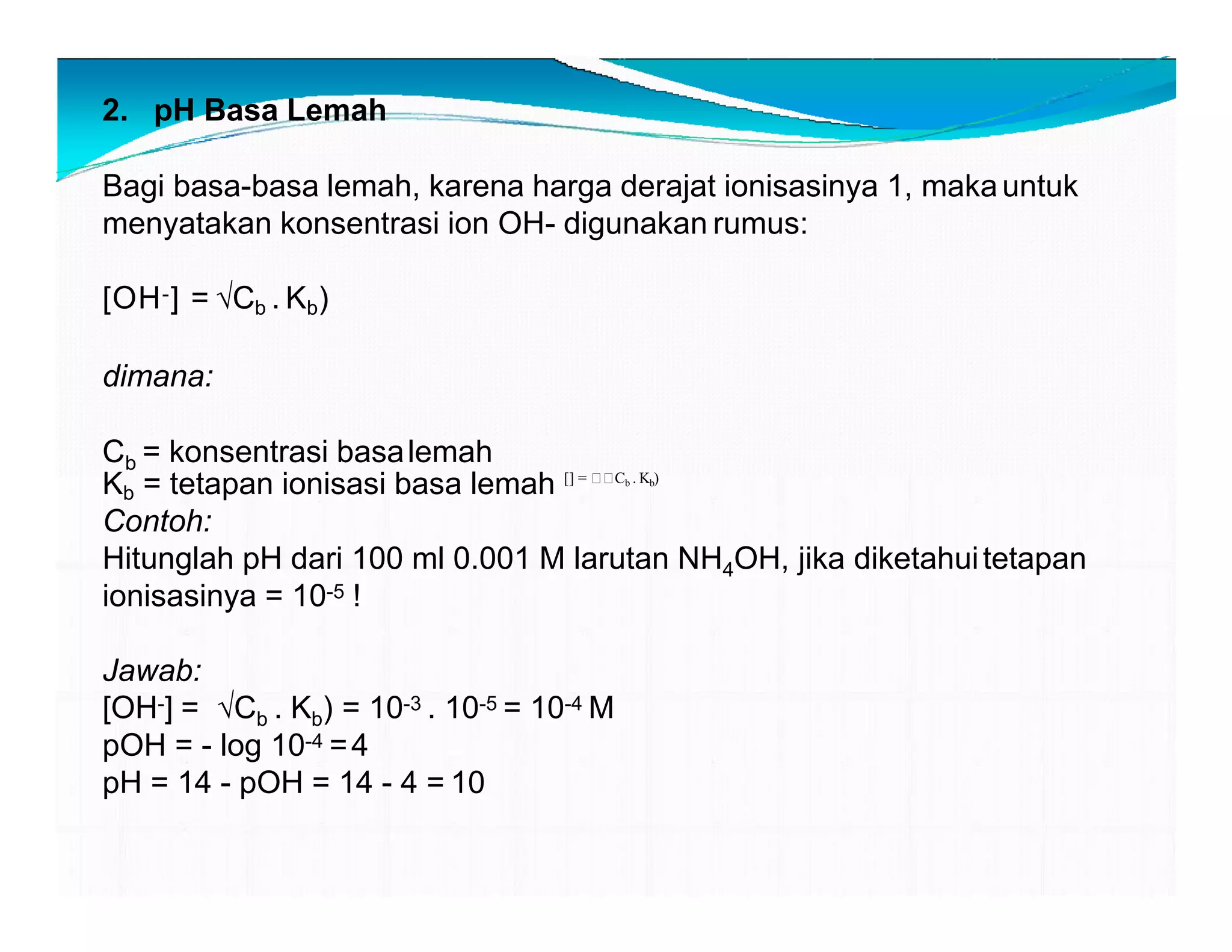 pH, buffer dan hidrolisis garam.pptx