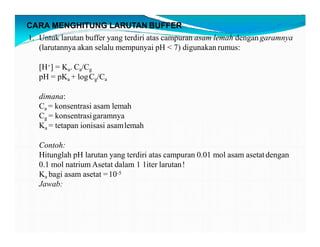 pH, buffer dan hidrolisis garam.pptx