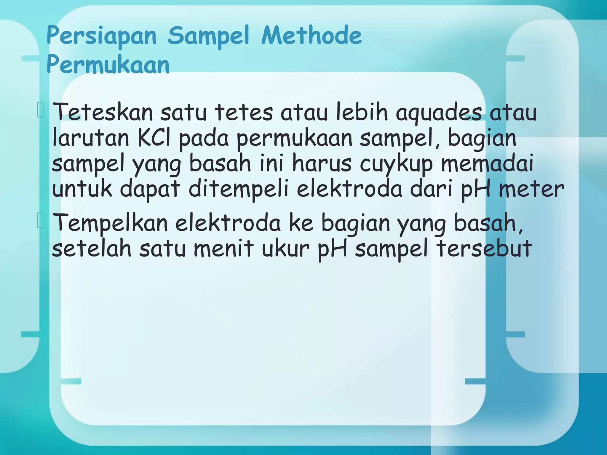 pH, Buffer dan Total Asam | PPT