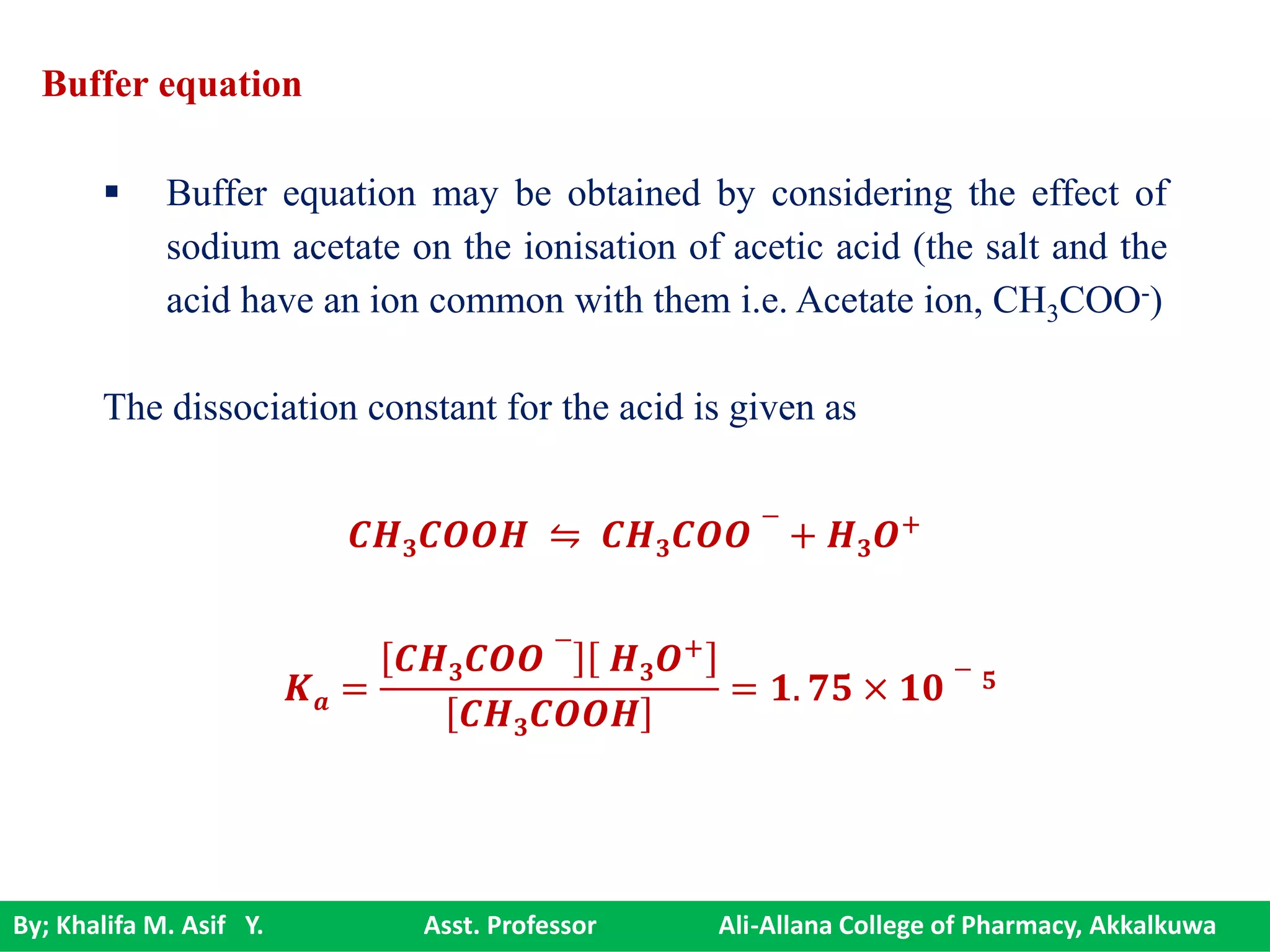 Ph, buffers & isotonic solution | PDF