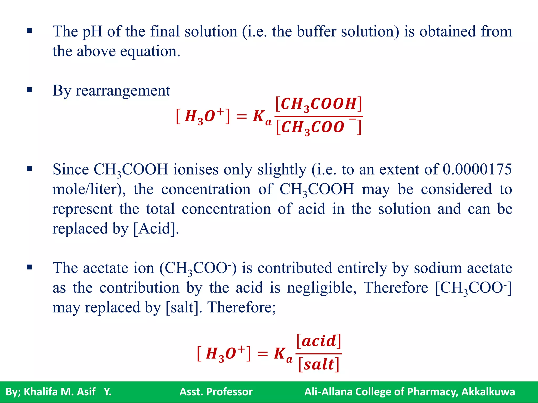 Ph, buffers & isotonic solution | PDF