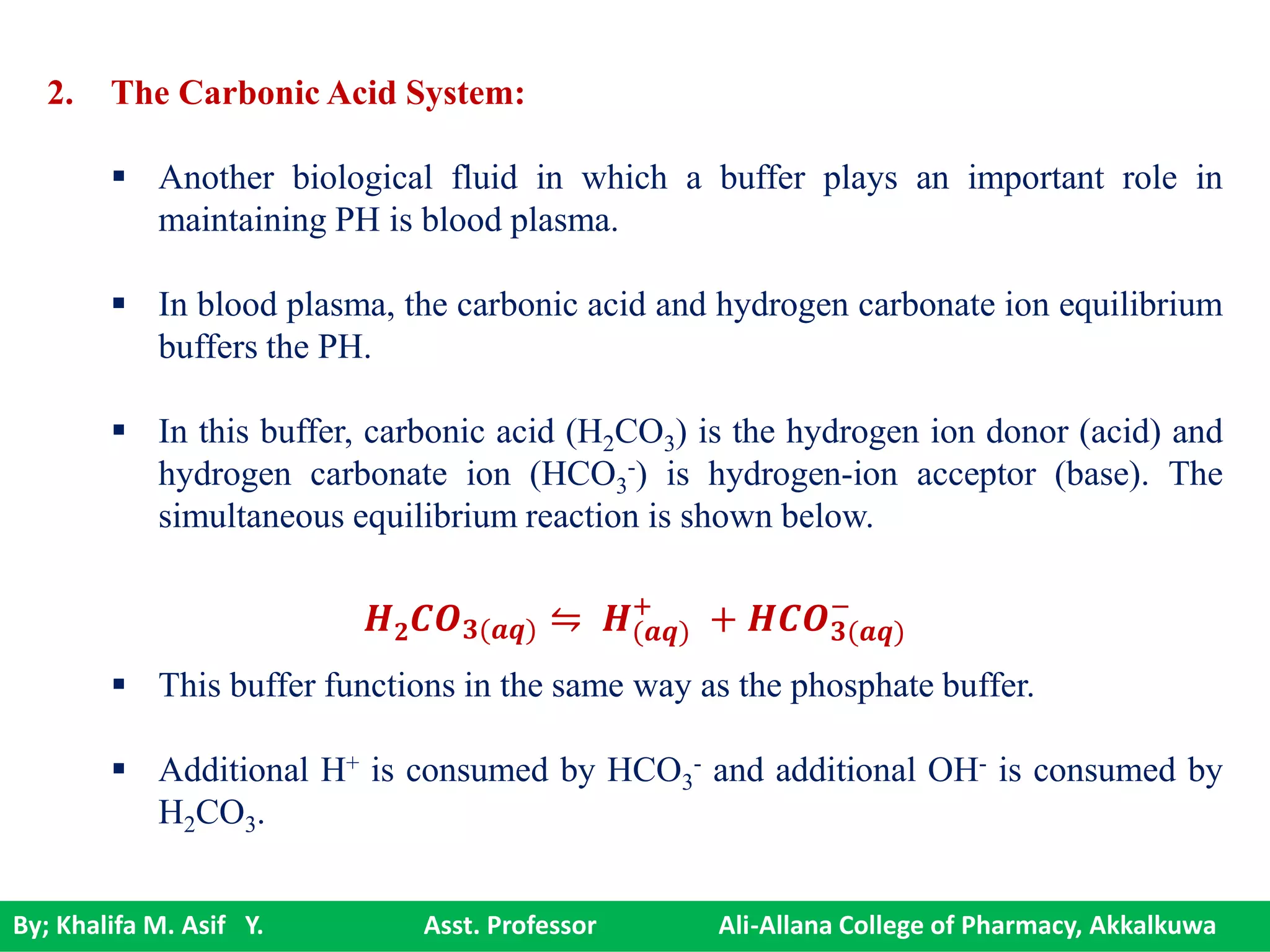 Ph, buffers & isotonic solution | PDF