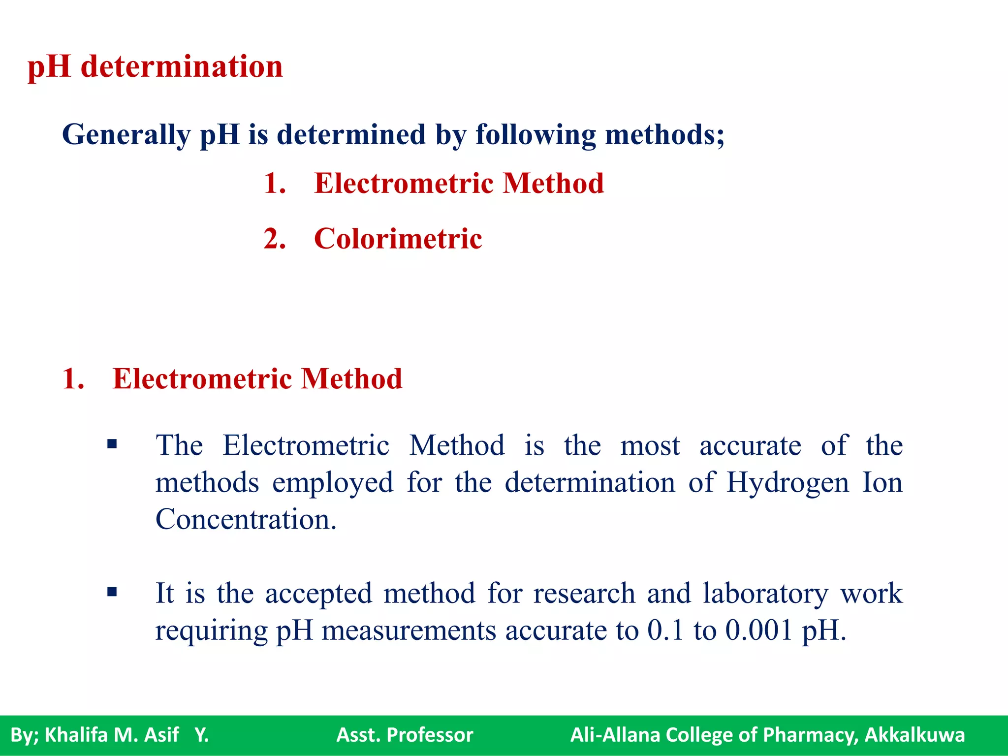Ph, buffers & isotonic solution | PDF