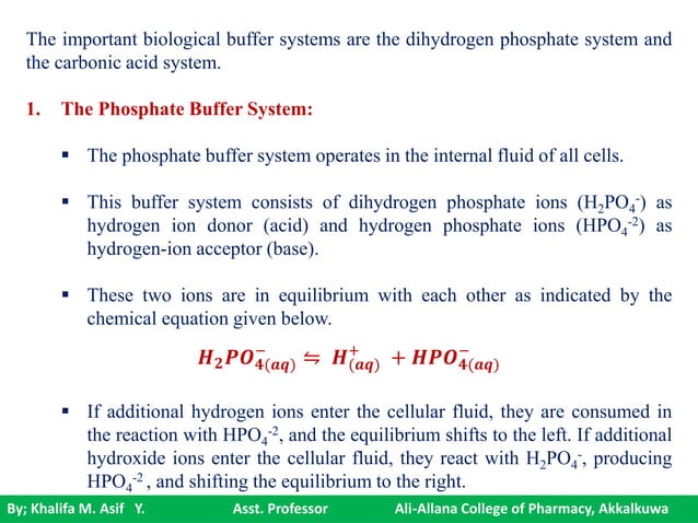 Ph, buffers & isotonic solution | PDF | Chemistry | Science