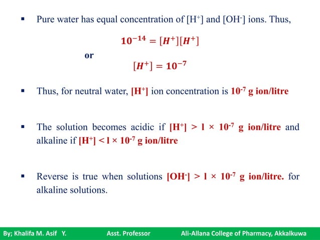 Ph, buffers & isotonic solution | PDF | Chemistry | Science