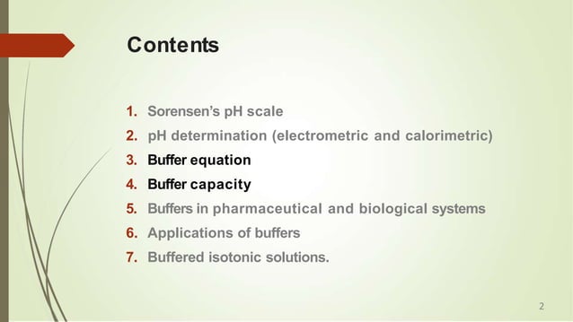 pH, BUFFERS & ISOTONIC SOLUTIONS.pptx | Chemistry | Science