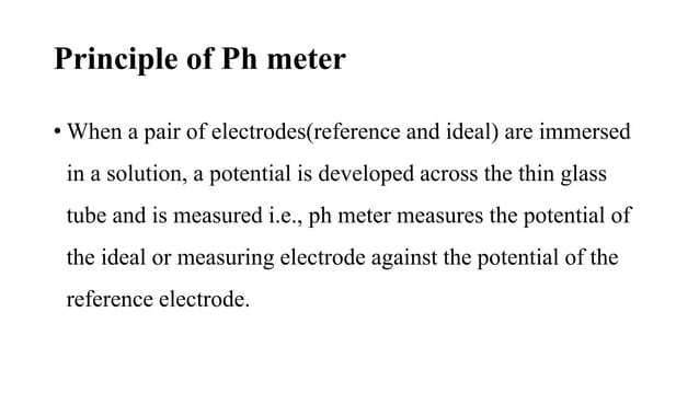 PH, BUFFERS, PH METER.pptx | Chemistry | Science