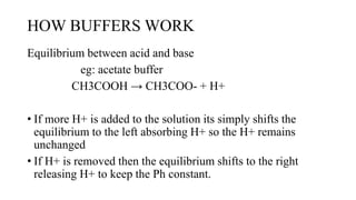 PH, BUFFERS, PH METER.pptx | Chemistry | Science