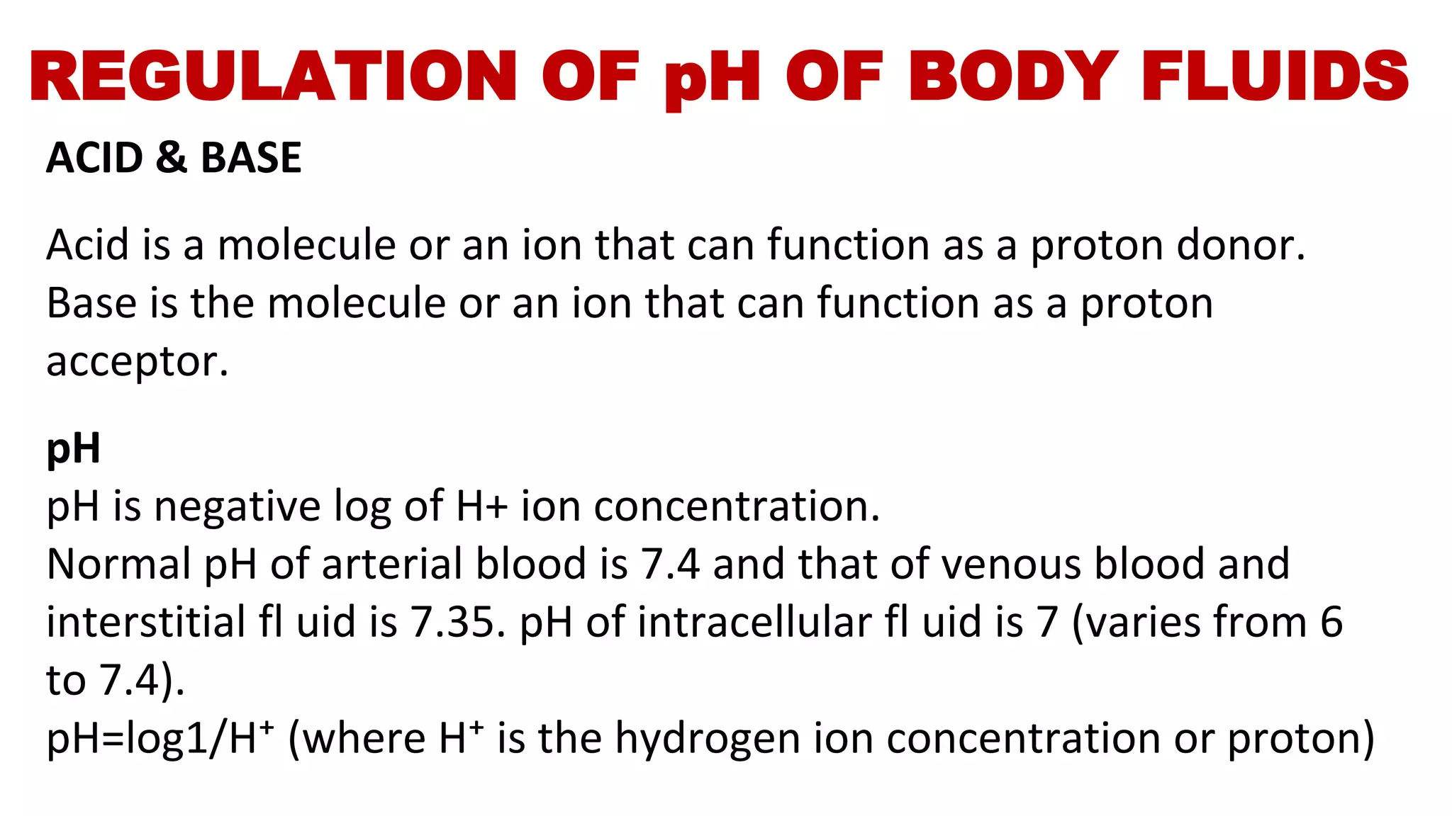 Ph & Buffer systemby dr ambareeshapptx | PPTX