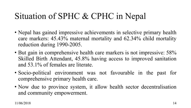 Selective Vs Comprehensive Primary Health Care in Nepal | PPTX ...