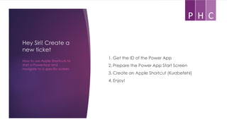 Hey Siri, open my PowerApp | PDF
