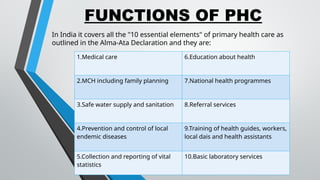 Primary Health Care public health dentistry | PPTX