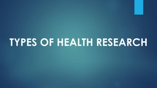 INTRODUCTION TO HEALTHCARE RESEARCH METHODS | PDF