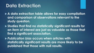 HEALTHCARE RESEARCH METHODS: Secondary and tertiary Studies | PPT