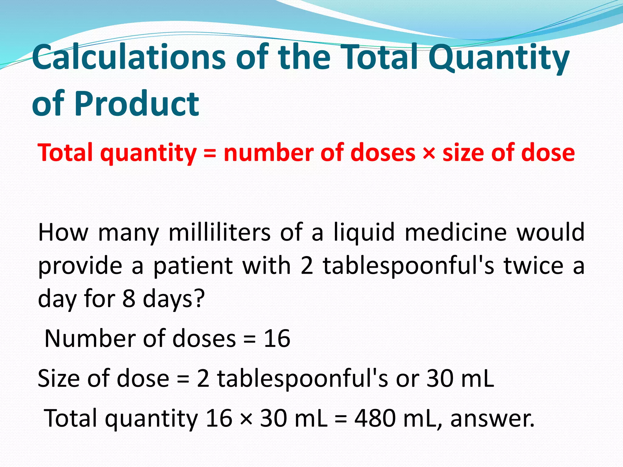 pharmaceutical calculations 5 | PPTX