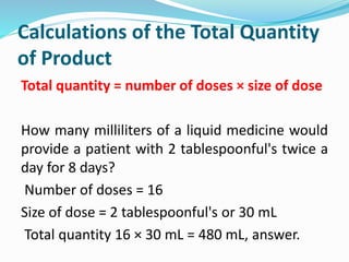 pharmaceutical calculations 5 | PPTX