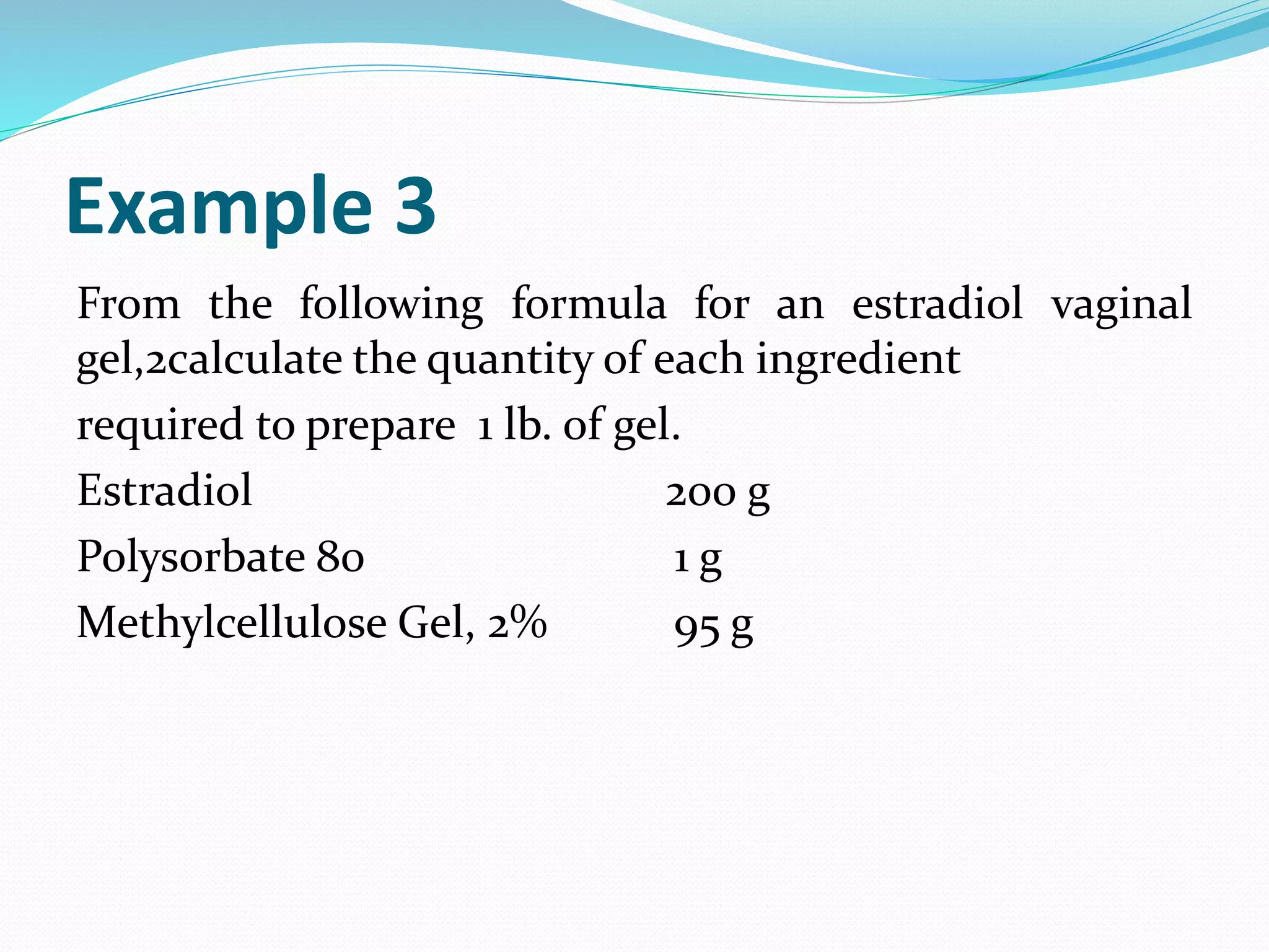 pharmaceutical calculations 6 | PPTX