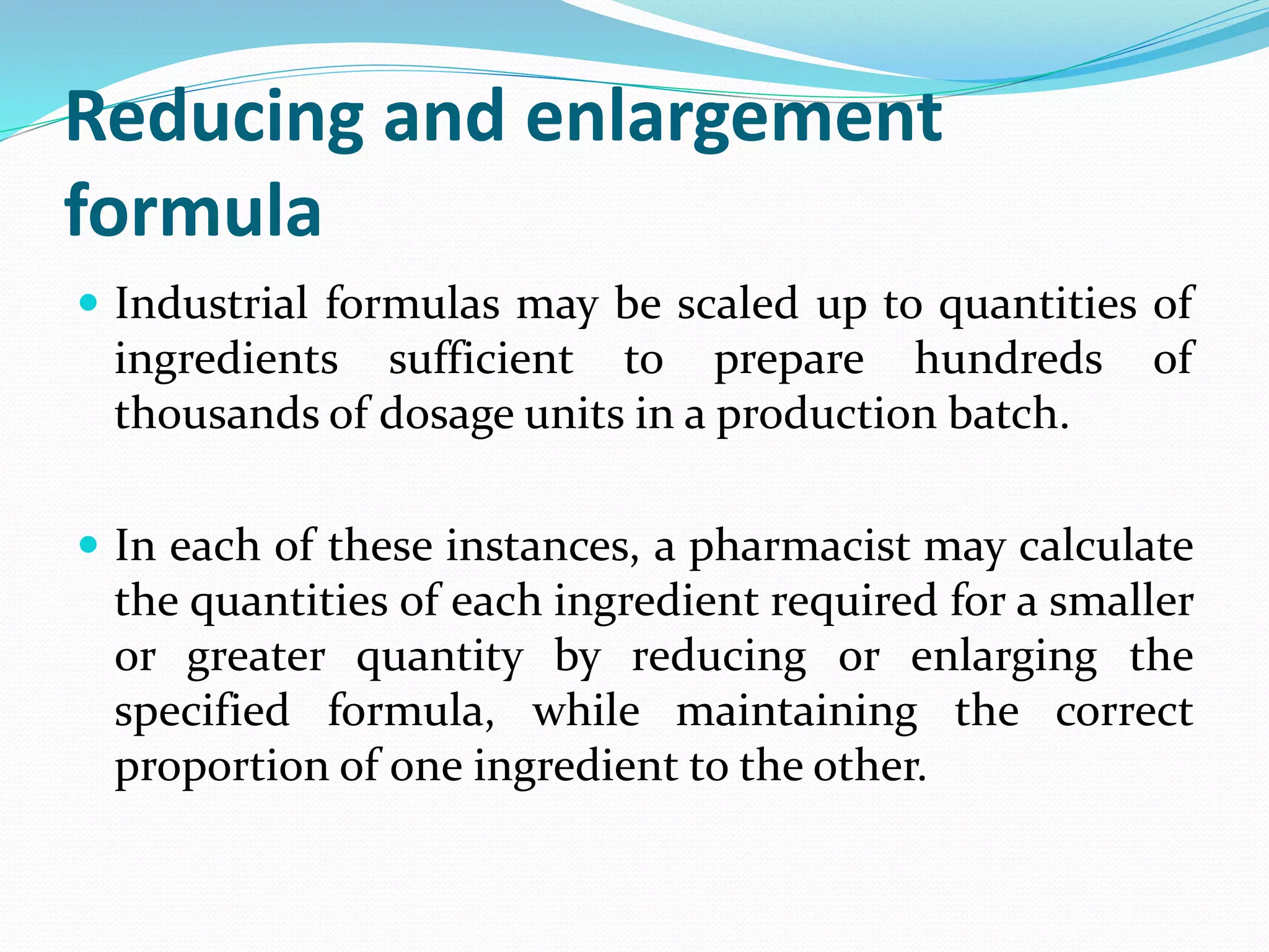 pharmaceutical calculations 6 | PPTX