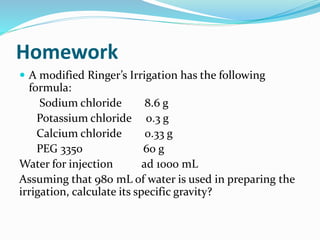 pharmaceutical calculations 7 | PPTX