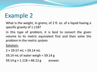 pharmaceutical calculations 7 | PPTX