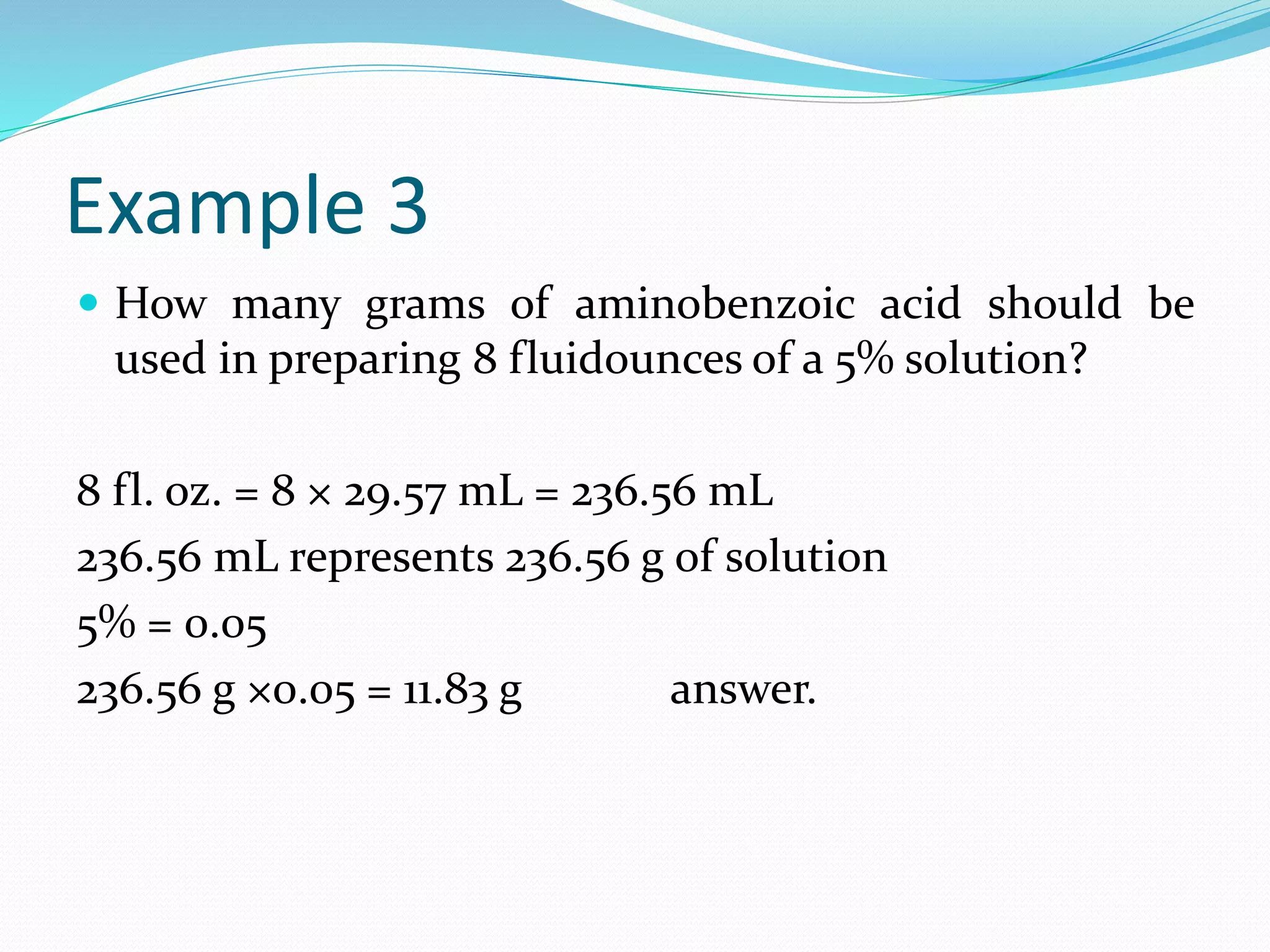 pharmaceutical calculations 8 | PPTX
