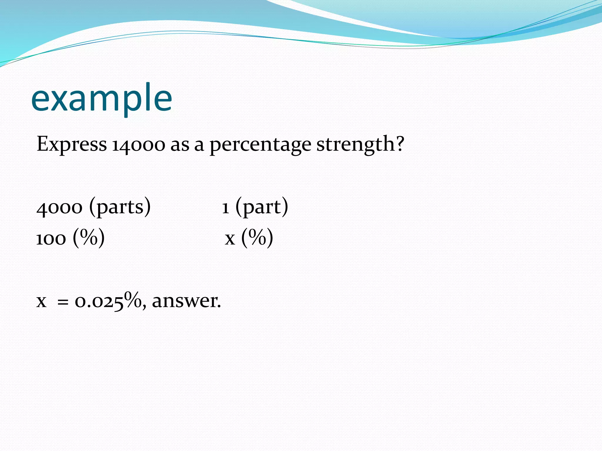 pharmaceutical calculations 8 | PPTX