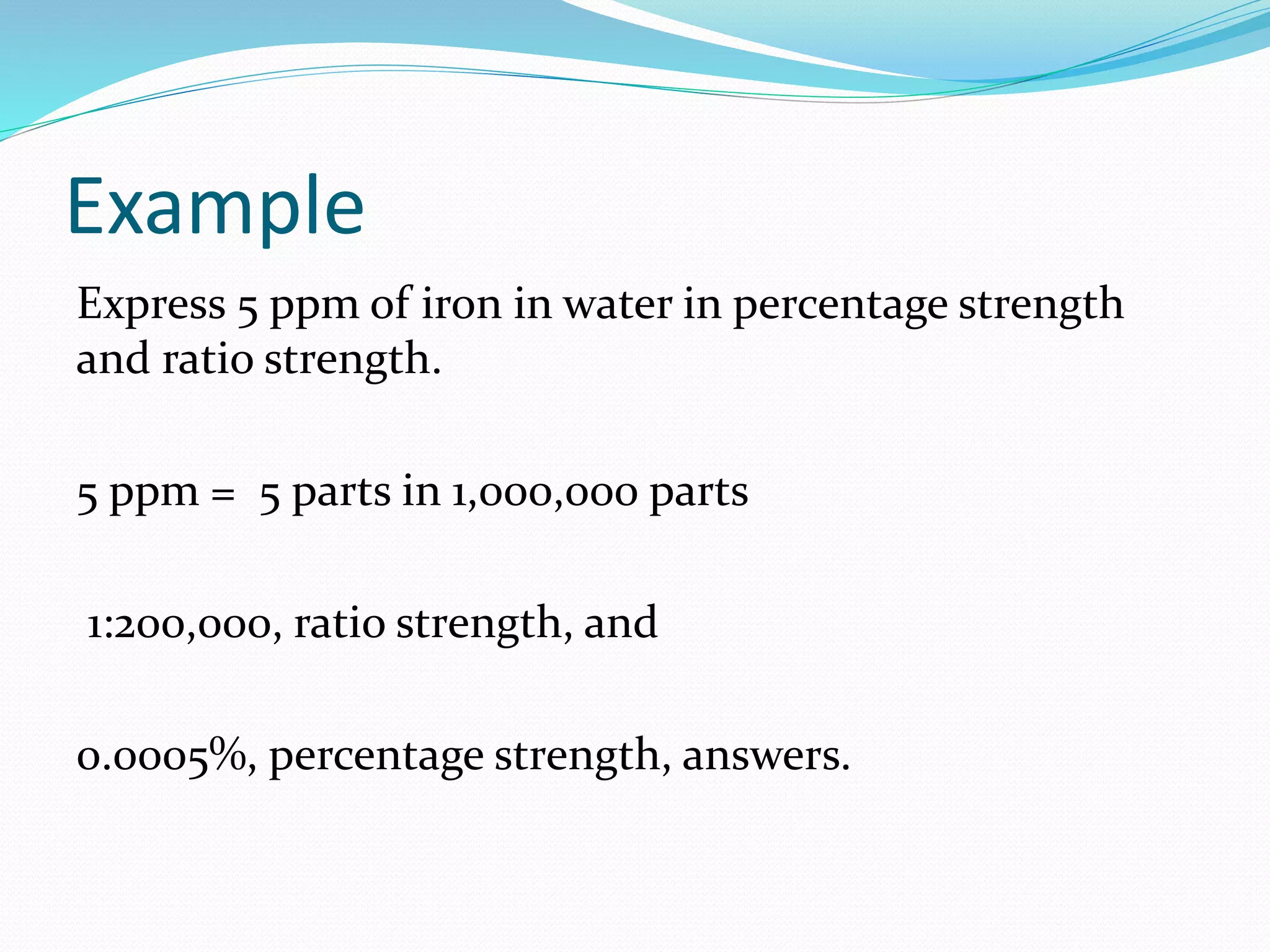 pharmaceutical calculations 8 | PPTX