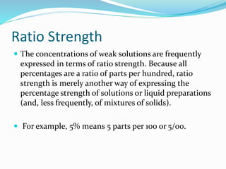 pharmaceutical calculations 8 | PPTX