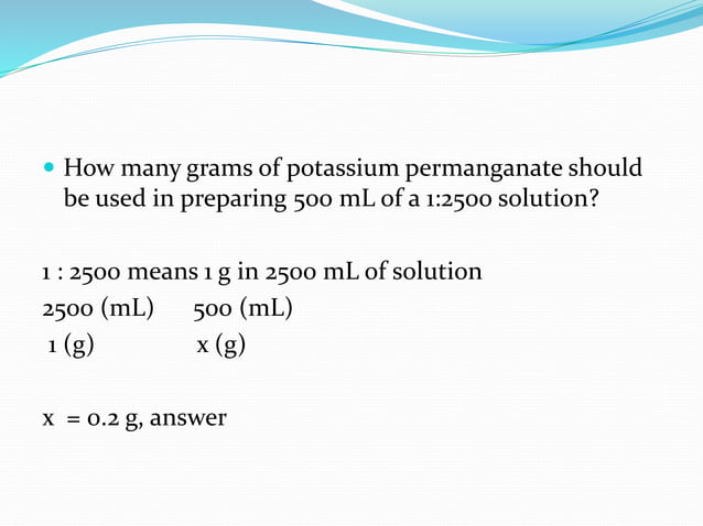 pharmaceutical calculations 8 | PPTX