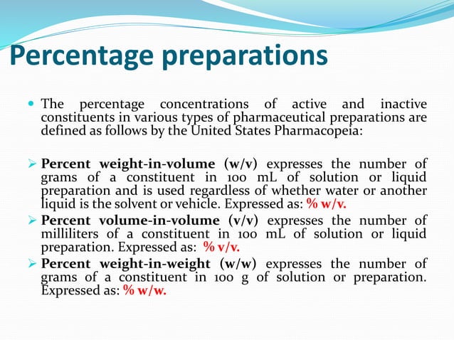 pharmaceutical calculations 8 | PPTX