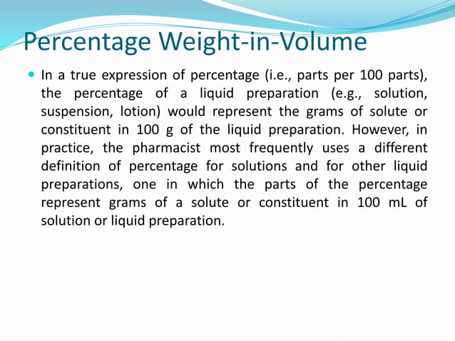 pharmaceutical calculations 8 | PPTX