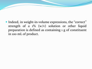pharmaceutical calculations 8 | PPTX