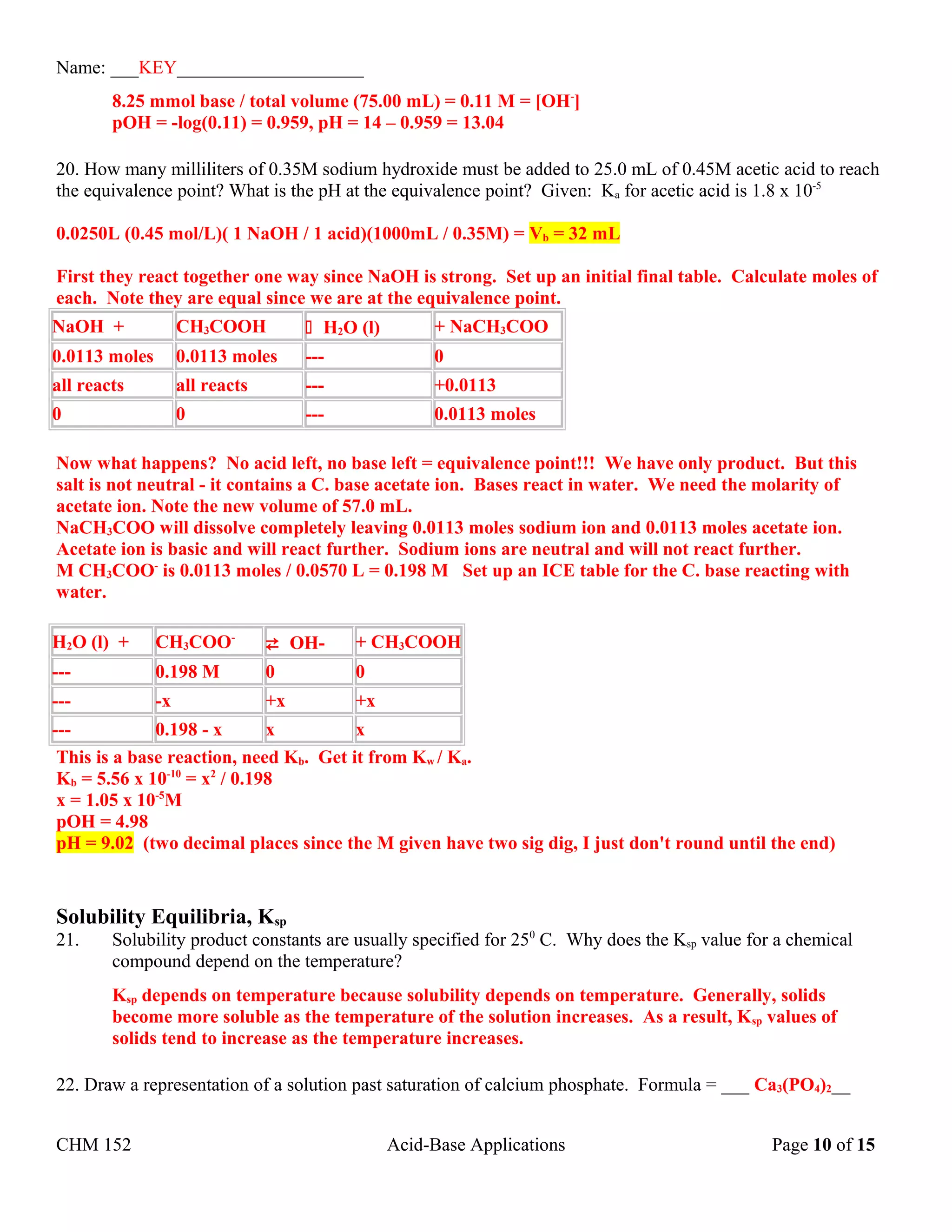 P h calculations | DOC