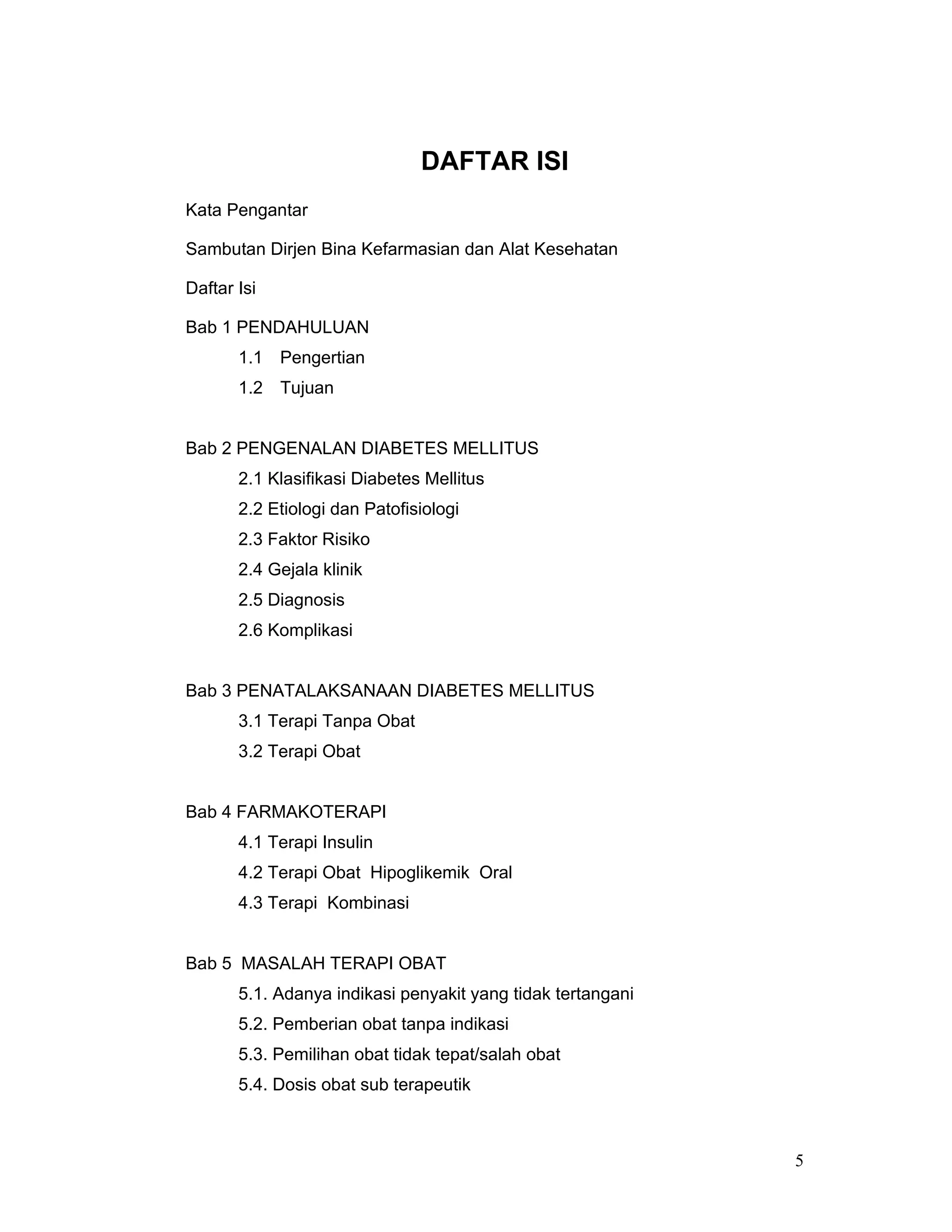 Pharmaceutical Care untuk Penyakit DM | PDF