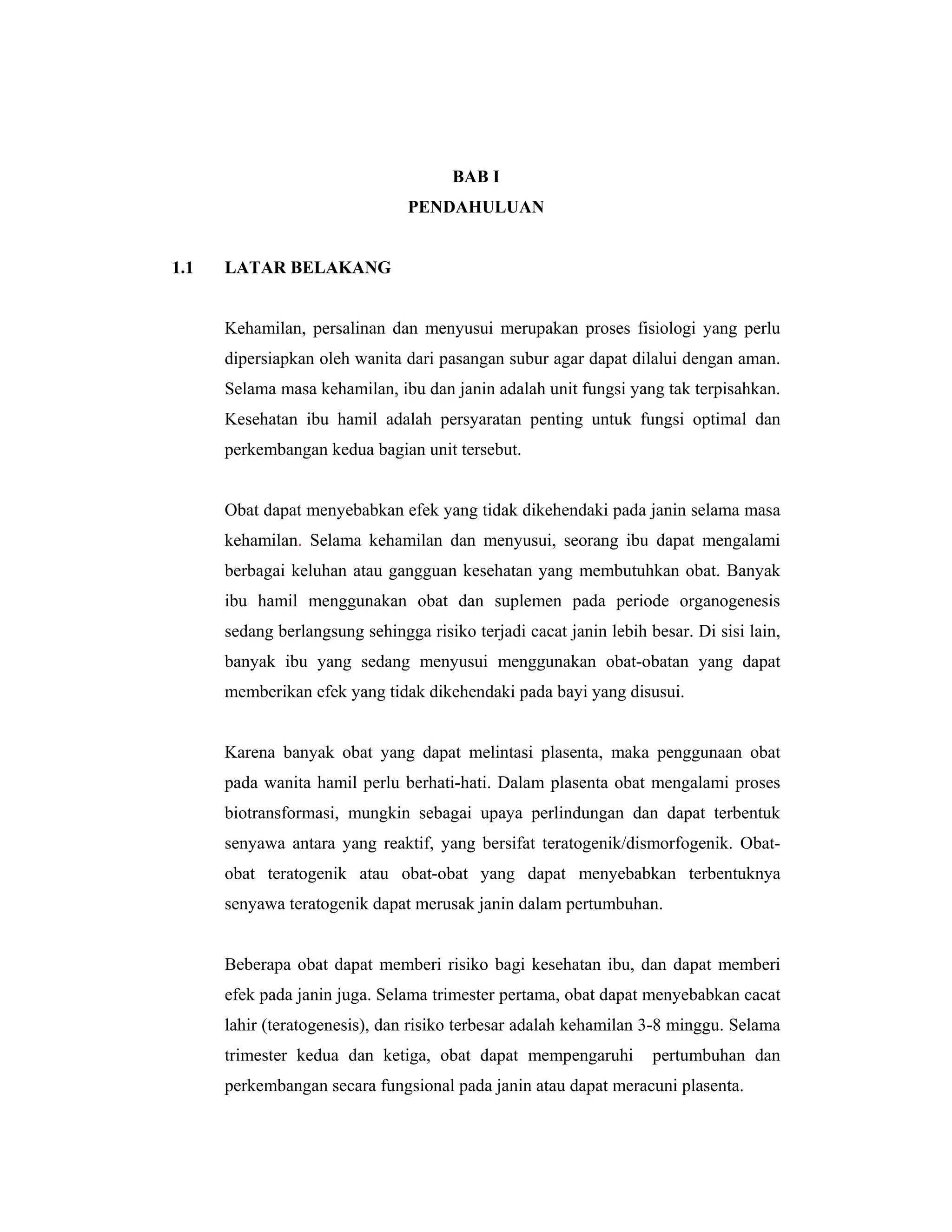 Pharmaceutical Care Ibu Hamil dan Menyusui | PDF