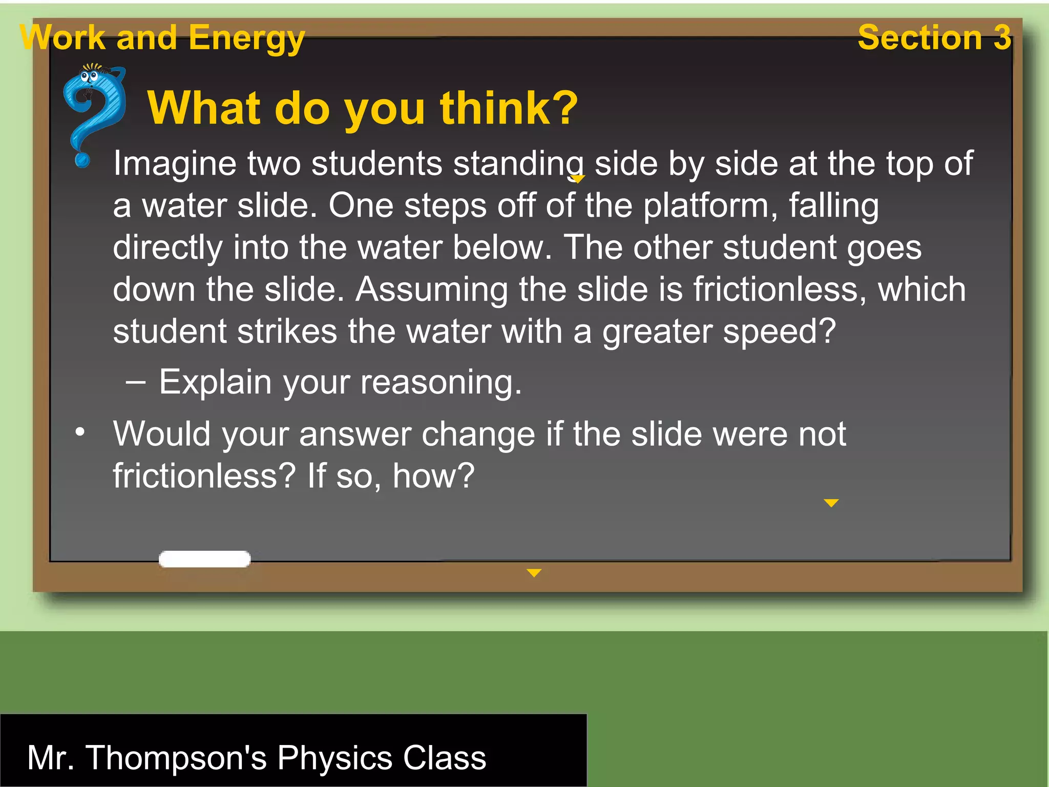 Physics Work and Energy | PPT