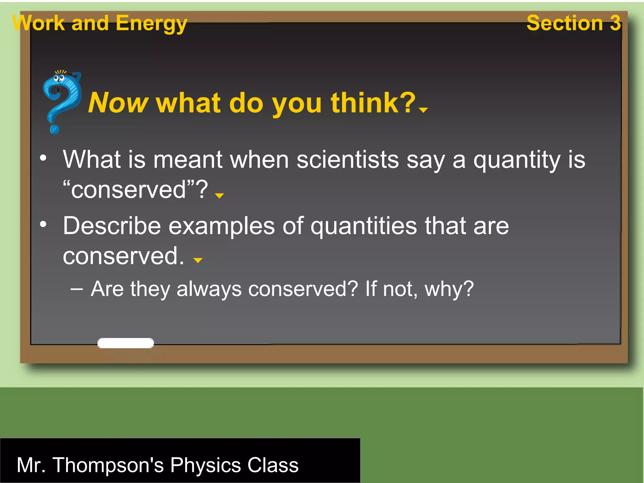 Physics Work and Energy | PPT